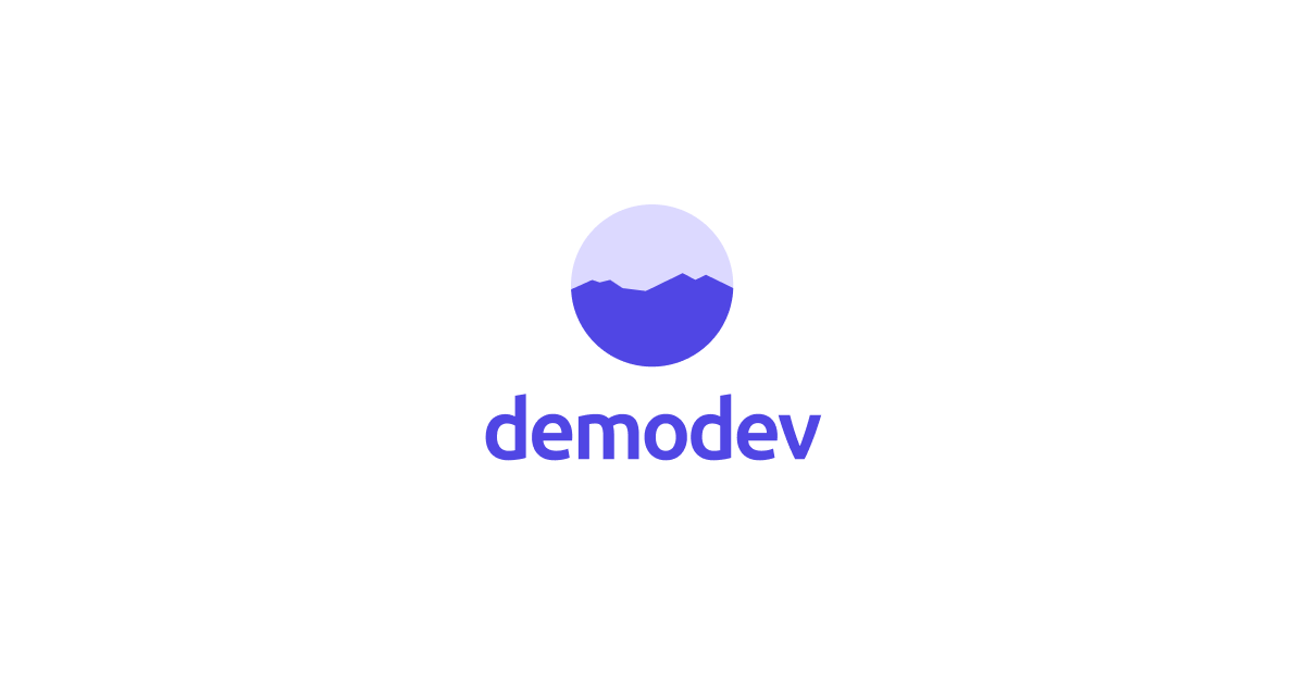 Demodev 퀄리티에 대한 확신